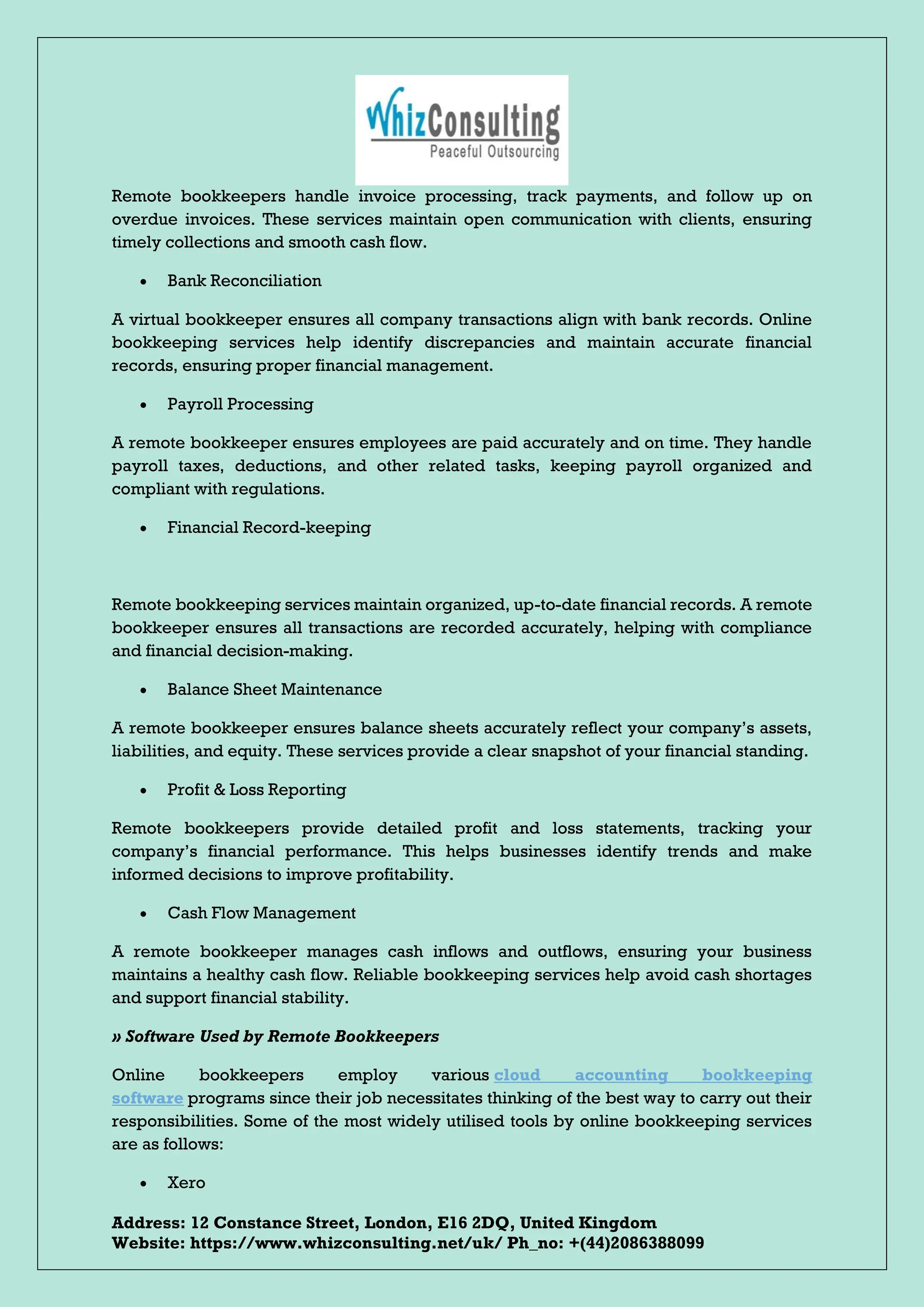 Everything You Need to Know About Remote Bookkeeper | PDF