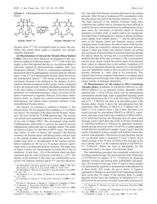 Remote Cis Syn Thymine [2+2] Dimers | PDF