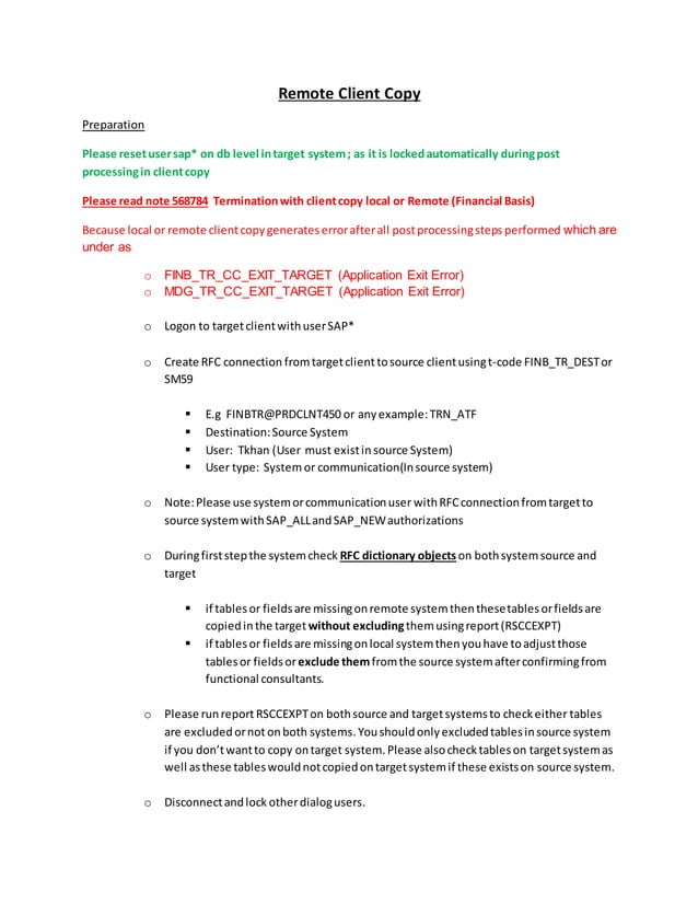 Remote client copy | PDF