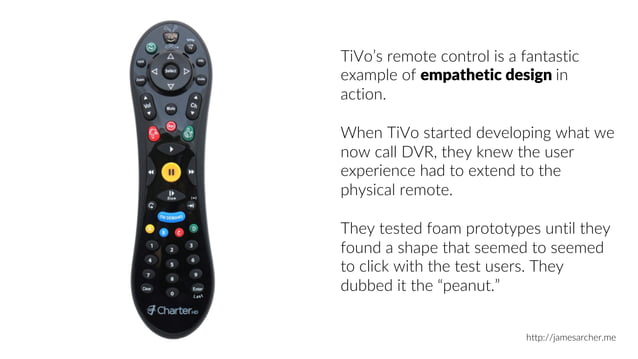 Empathy in Design: Is this the best-designed remote control...ever? | PPT