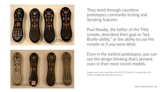 Empathy in Design: Is this the best-designed remote control...ever? | PPT