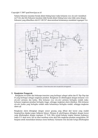 Remote control alarm sepeda motor | PDF