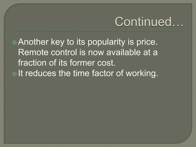 Remote controlled material handling equipment | PPT