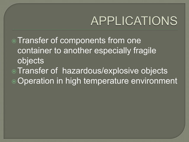 Remote controlled material handling equipment | PPT