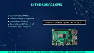 Controlling Robots Remotely with Azure | PPT