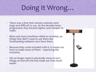 Remote Controls - HCI - Assignment 1 | PPT