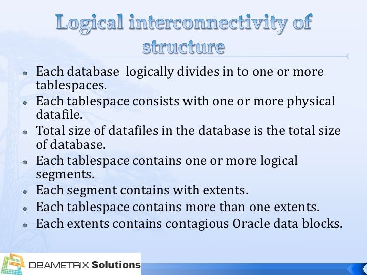Remote Dba Team Oracle Architecture In Nutshell