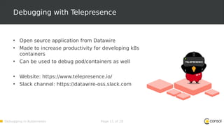 Remote debugging of Application in Kubernetes | PPT