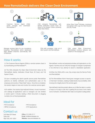 Remote desk one pager | PDF