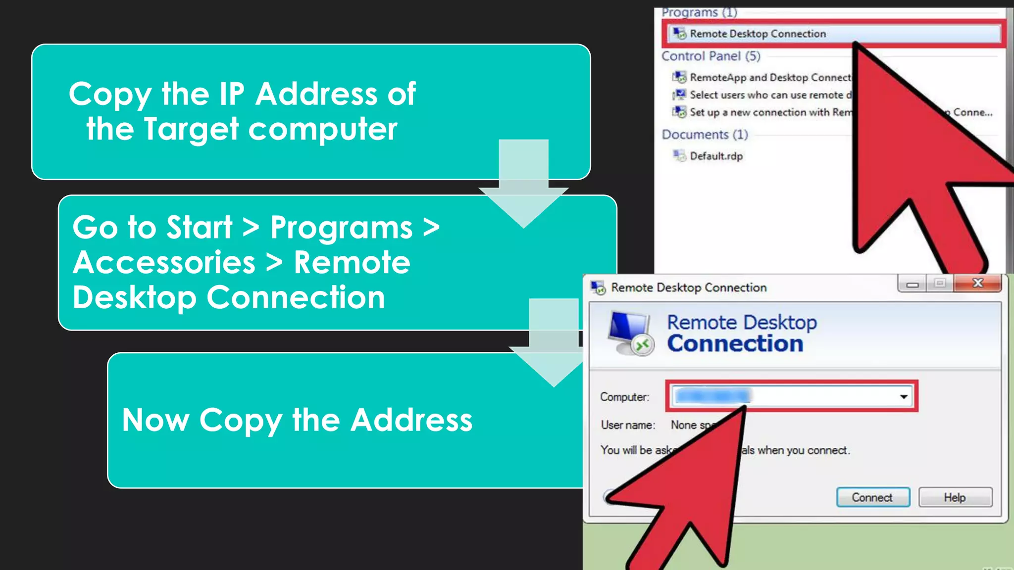 Remote desktop connection | PDF
