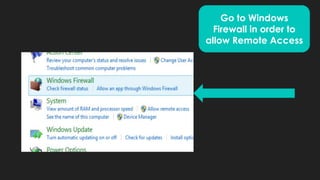 Remote desktop connection | PDF
