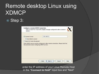 Remote desktop win to linux | PPTX