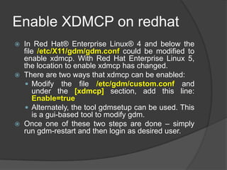 Remote desktop win to linux | PPTX
