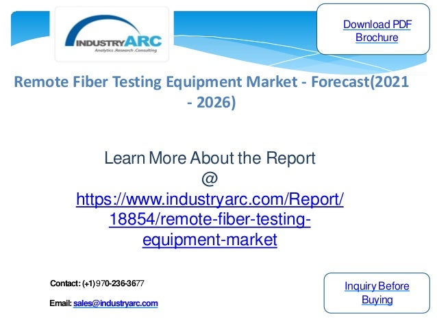 Remote fiber testing equipment market | PPT