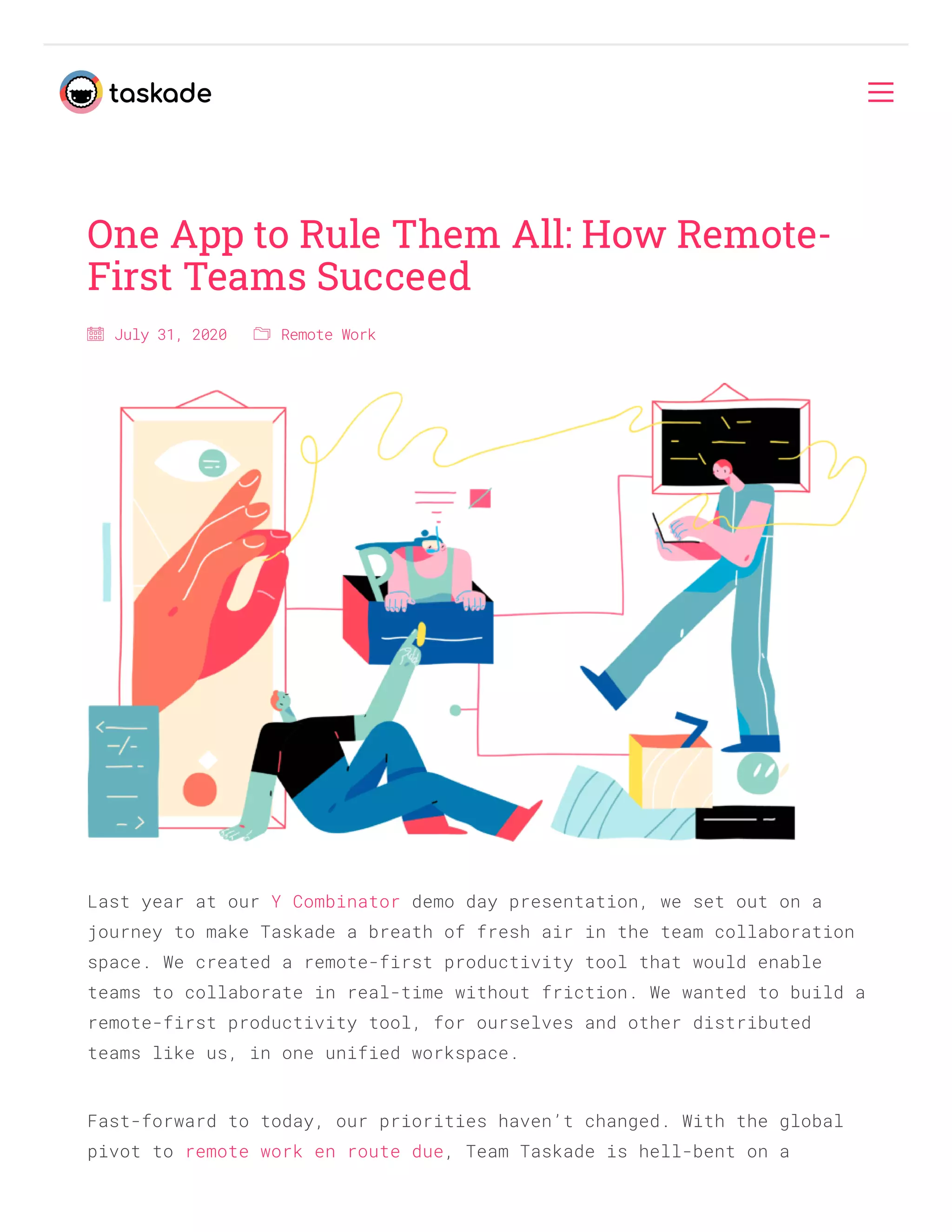 Remote First Team Collaboration Tool Pdf