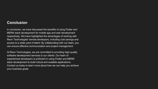 Remote Flutter and MERN Stack Development_ Reon Technologies.pptx