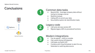 BigQuery Remote Functions for Dynamic Mapping of E-mobility Charging Networks | PPT