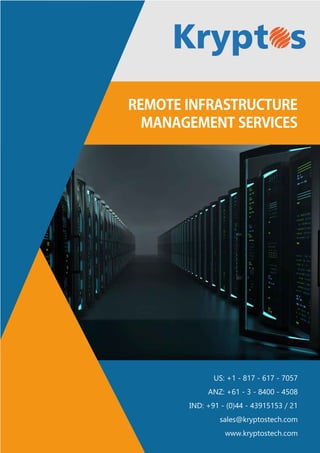 Remote Infrastructure Management Services | PDF | Cloud Computing | Internet