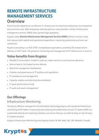 Remote Infrastructure Management Services | PDF | Cloud Computing | Internet