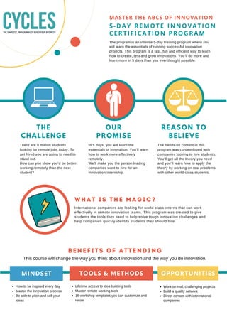 Remote innovation student_program_sept_2020 | PDF | Remote Working ...