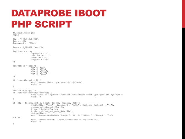 Remote IP Power Switches | PPT
