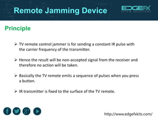 TV Remote Jammer | 555 Timer Projects | Final Year Engineering Projects ...
