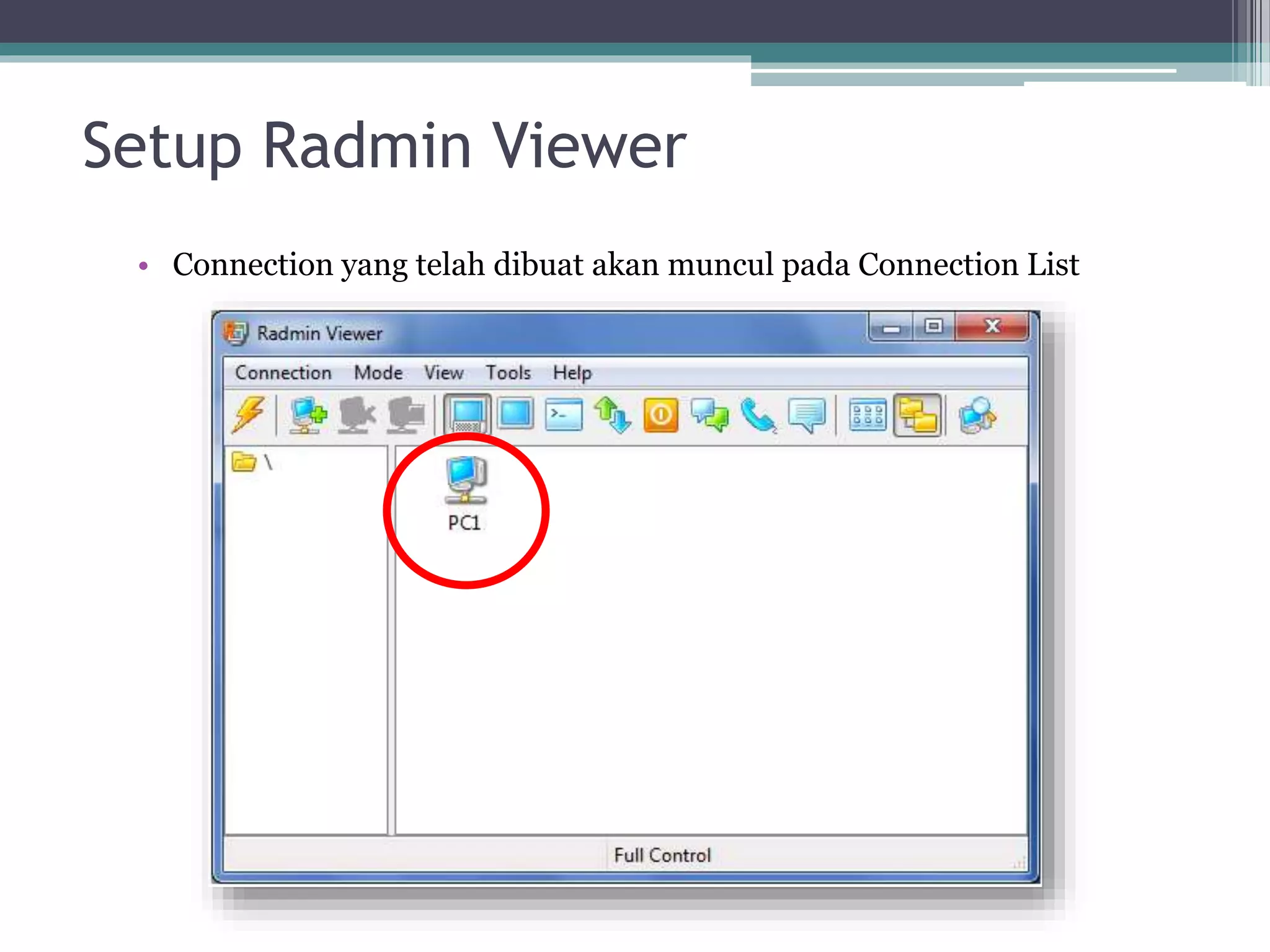 Remote komputer menggunakan radmin | PPTX