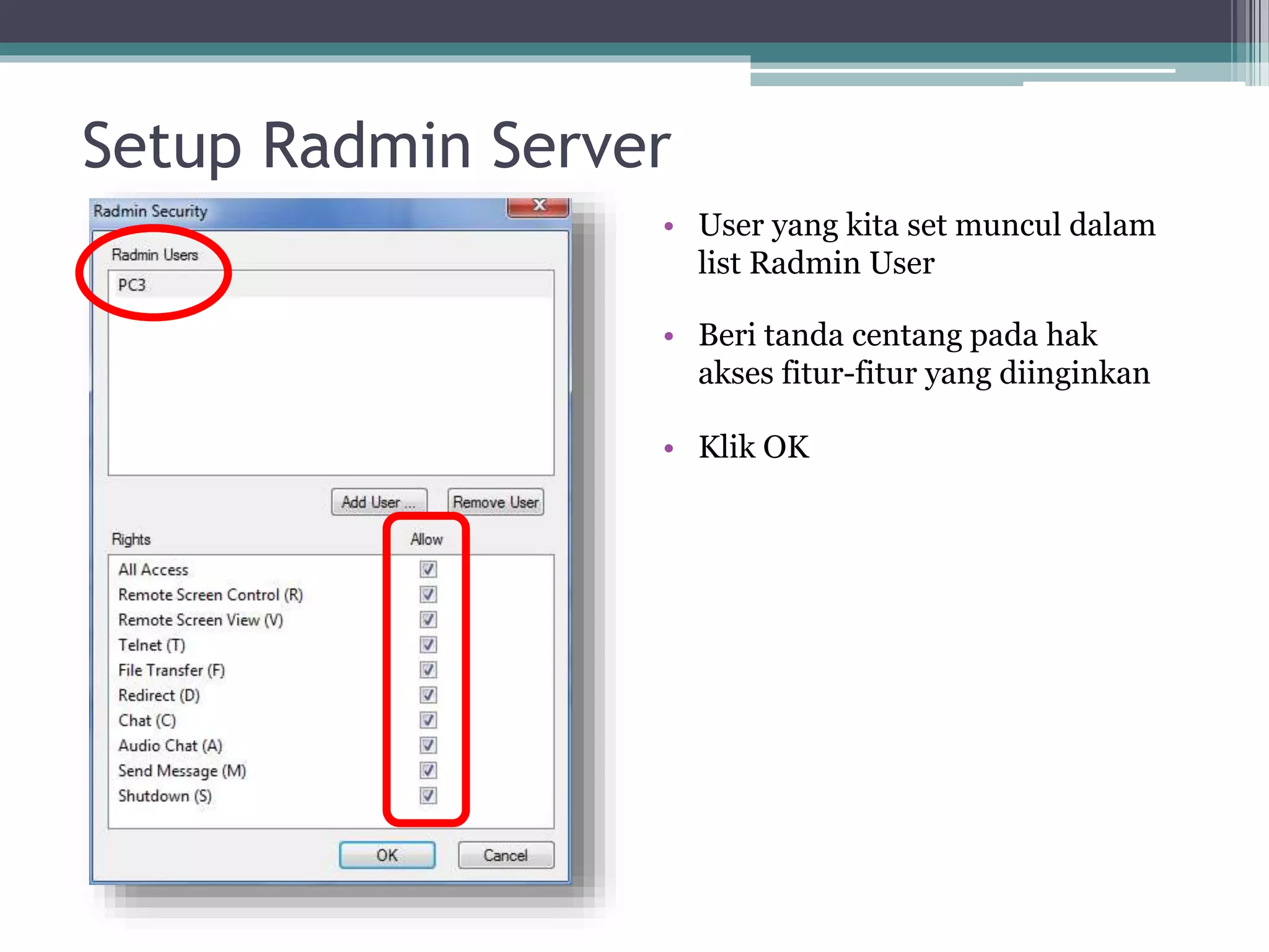 Remote komputer menggunakan radmin | PPTX