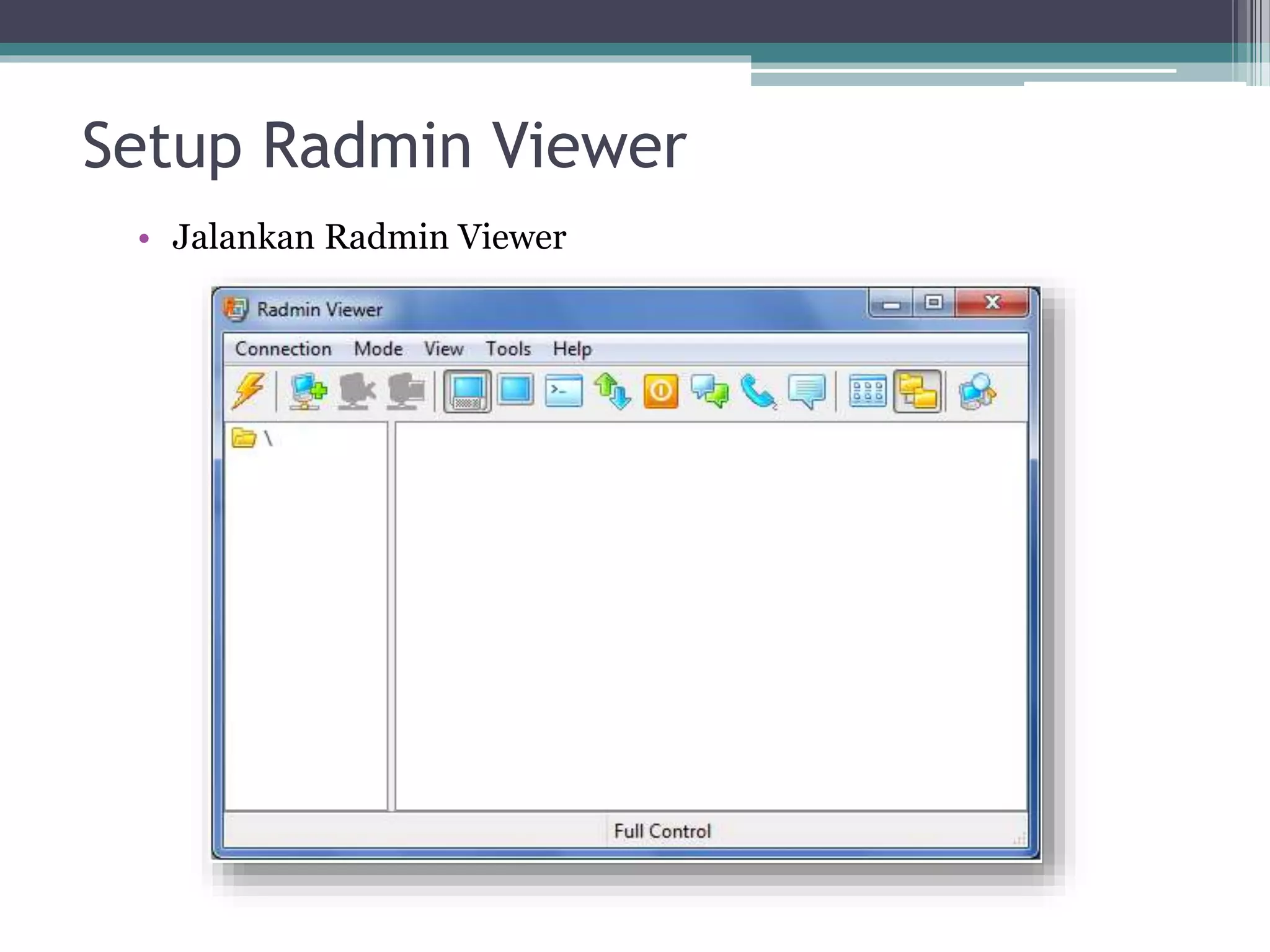 Remote komputer menggunakan radmin | PPTX