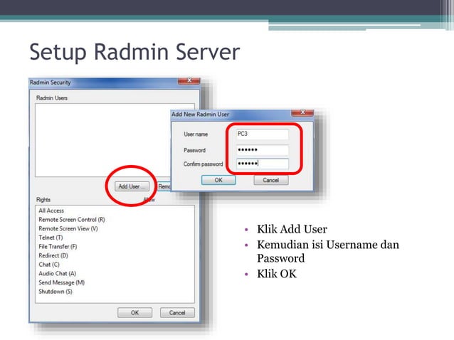 Remote komputer menggunakan radmin | PPTX