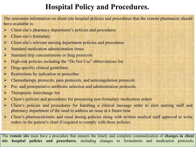 Remote medication order processing | PPT