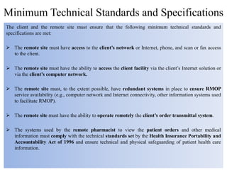 Remote medication order processing | PPT