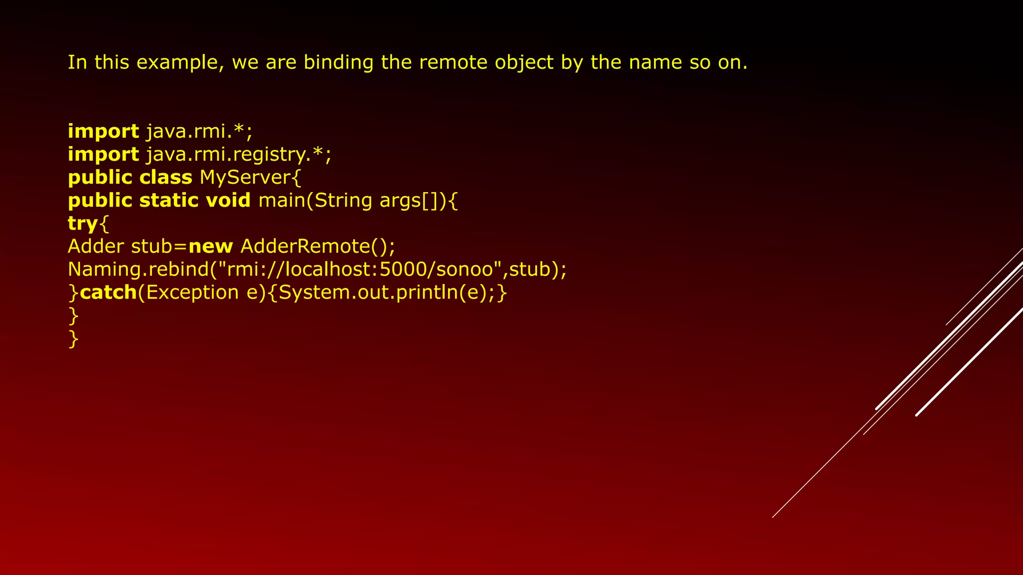 Remote method invocation | PPT