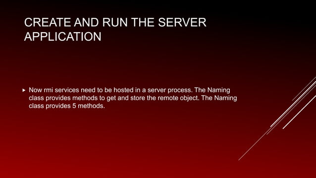 Remote method invocation | PPT