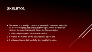Remote method invocation | PPT