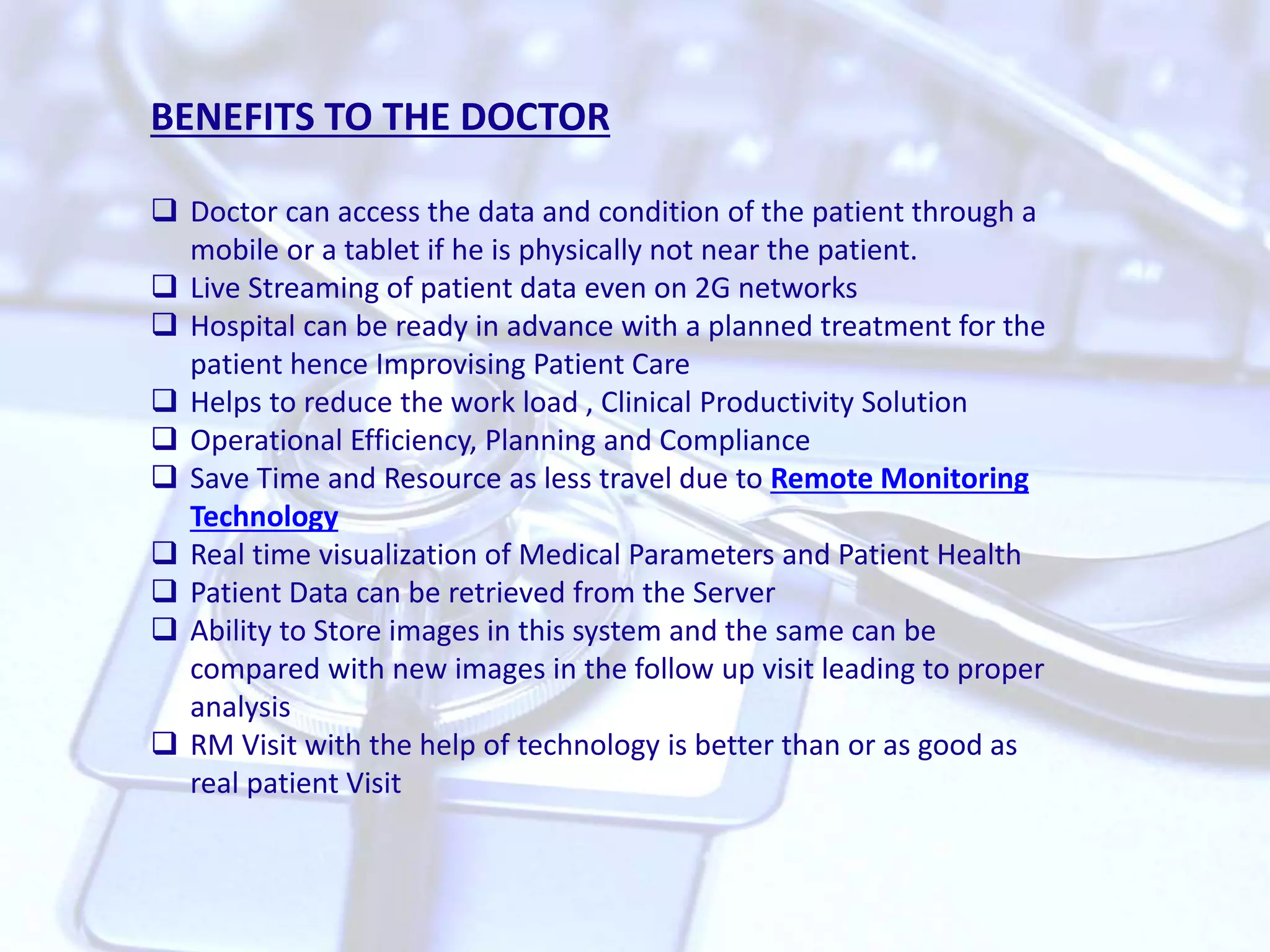 Remote patient monitoring technology | PPT