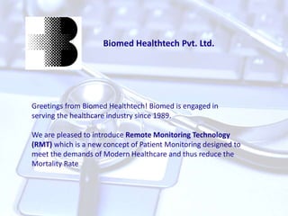 Remote patient monitoring technology | PPT