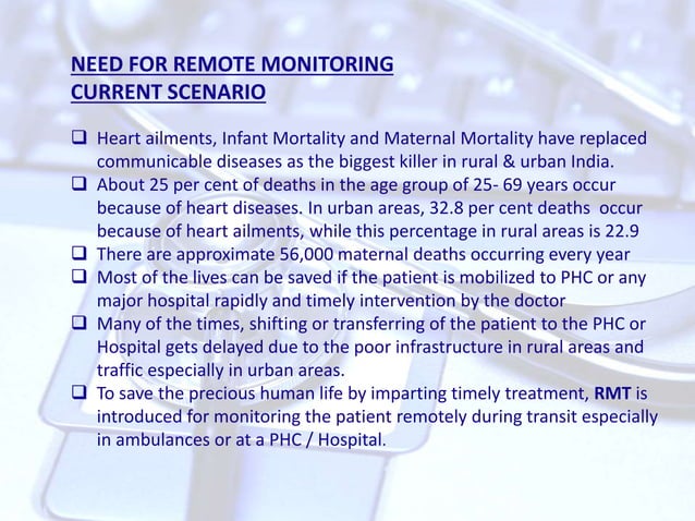 Remote patient monitoring technology | PPT