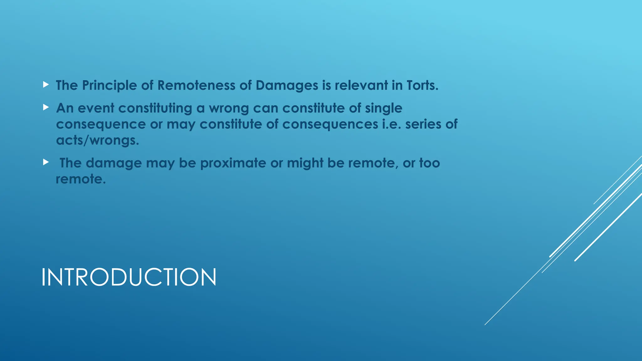 remoteness of damages:The Unforeseeable Harm: Exploring the Boundaries ...