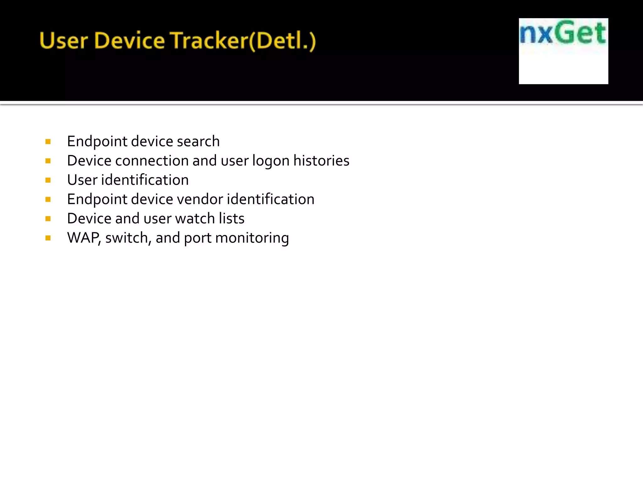 Remote network management nxget | PPTX | Computer Networking | Computing
