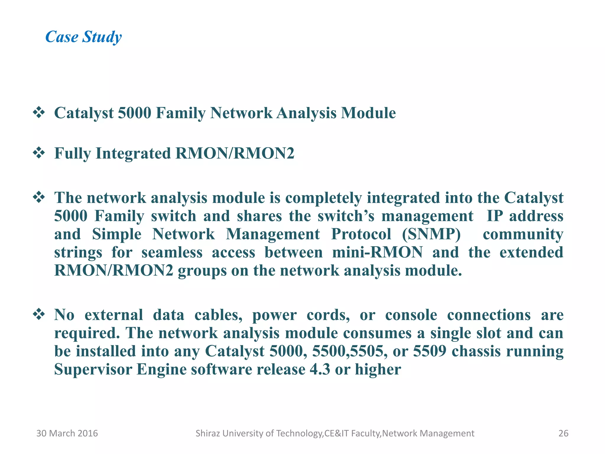 Remote network monitoring | PPTX