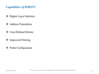 Remote network monitoring | PPTX