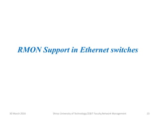 Remote network monitoring | PPTX