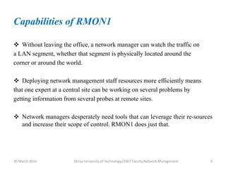 Remote network monitoring | PPTX