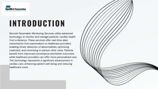 Remote Pacemaker Monitoring Services | PPT