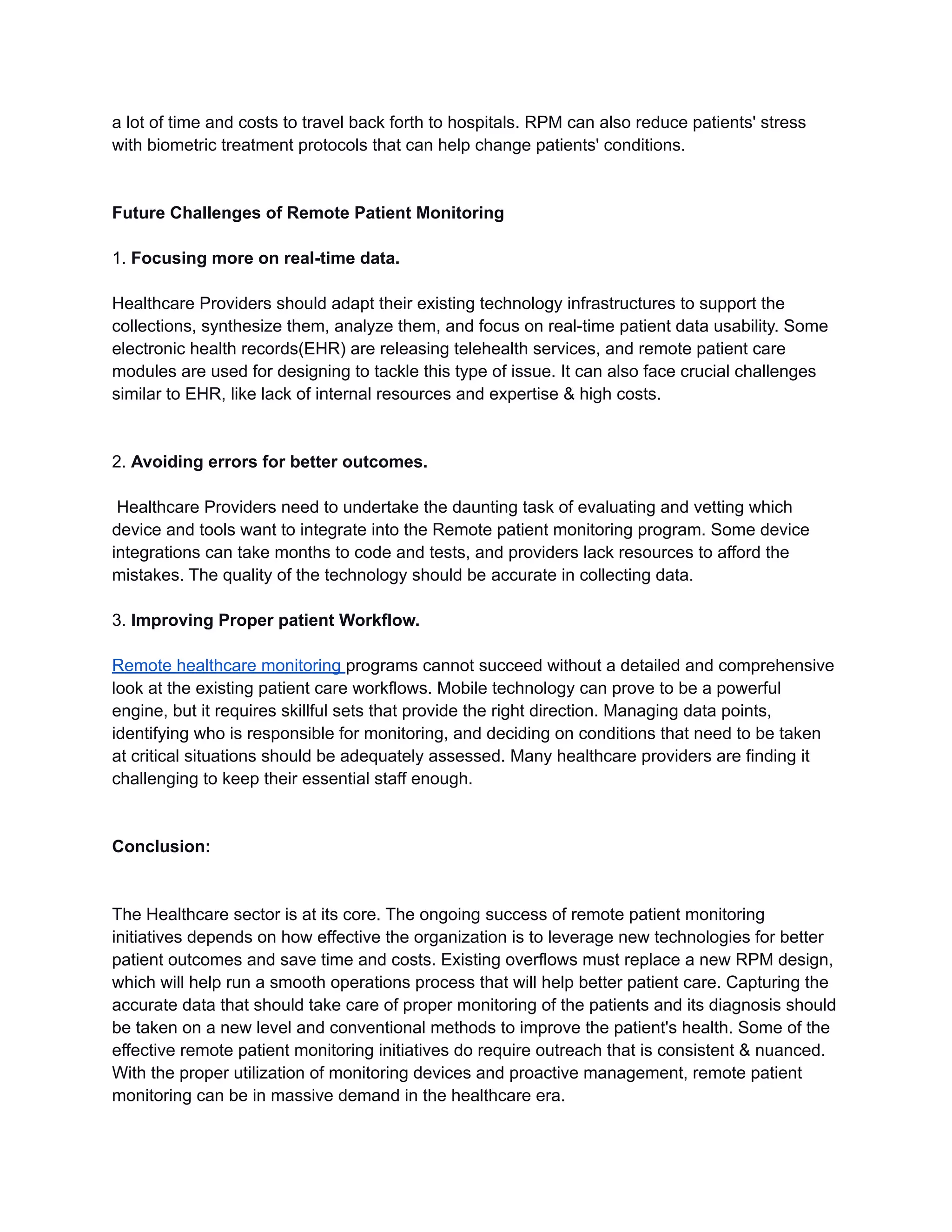 Remote Patient Monitoring | PDF