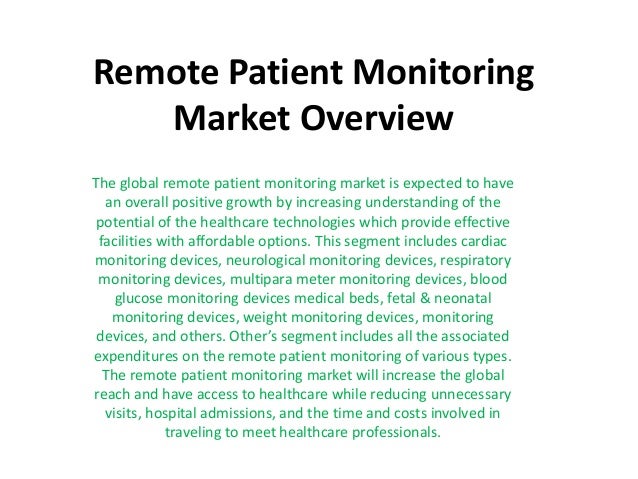 Remote Patient Monitoring Market ppt.pptx | Healthcare Industry | Industries