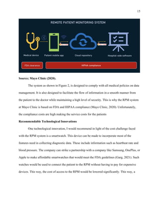 Remote Patient Monitoring System at Mayo Clinic | PDF