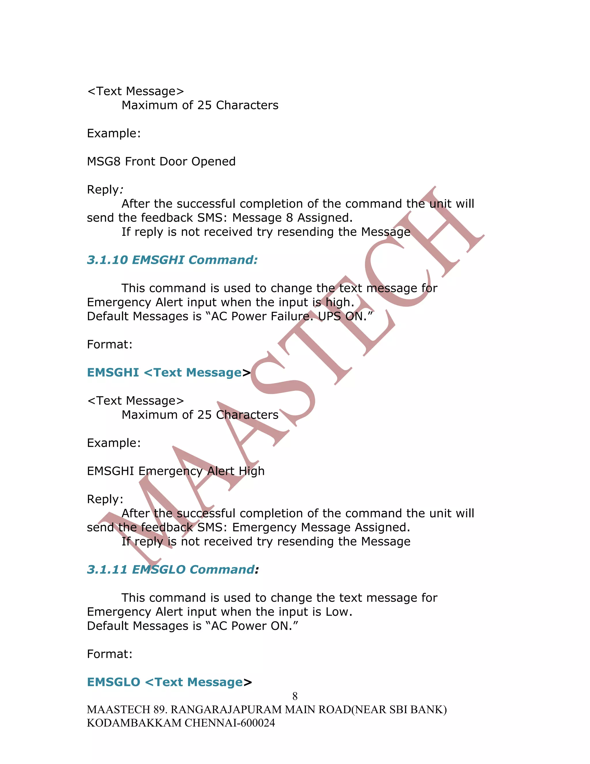 REMOTE POWER FAILURE INDICATOR WITH GSM(SMS MESSAGE) | PDF
