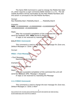 REMOTE POWER FAILURE INDICATOR WITH GSM(SMS MESSAGE) | PDF